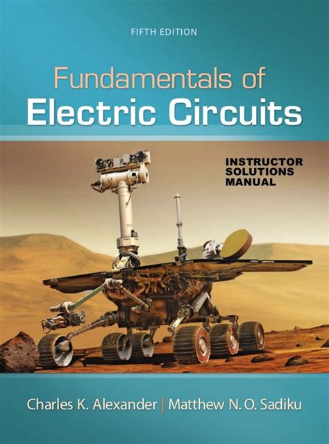 Fundamentals Of Electric Circuits 5th Edition Alexander Solutions Man