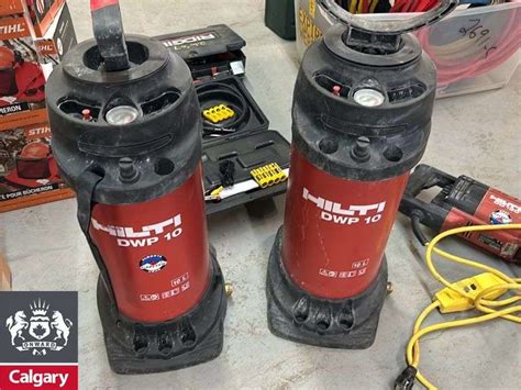 2 Hilti Dwp 10 Pumps Michener Allen Auctioneering Ltd