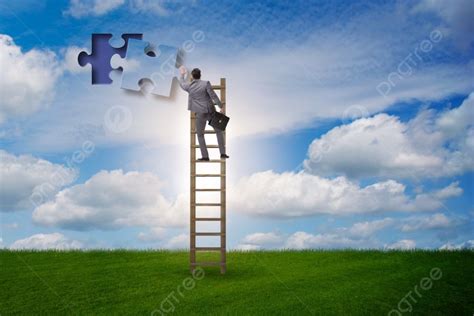직소 퍼즐 조각을 맞추는 사업가 사진 배경 및 무료 다운로드를위한 그림 Pngtree