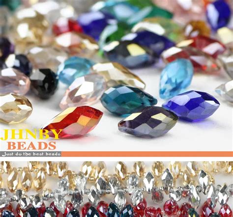 JHNBY Briolette подвеска Капля воды AAA Австрийские хрустальные бусины ...