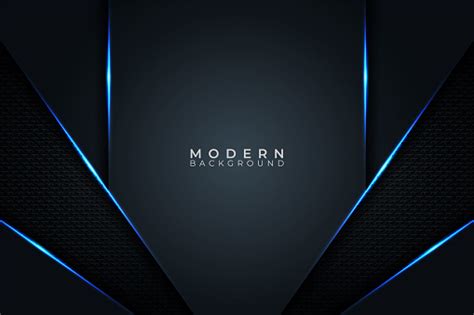 어두운 배경의 추상적 인 현대 미래 기술 배너 블루 글로우 배경 주제에 대한 스톡 벡터 아트 및 기타 이미지 배경 주제 0명 3차원 형태 Istock