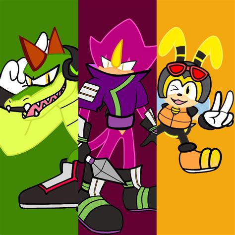 How I Draw Team Chaotix By Rockcranel On Deviantart