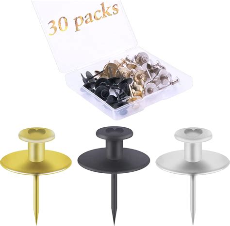 PCS Push Pins Picture Hanger Hooks Double Headed Nails Push Pin Thumbtacks For Wall Hangings