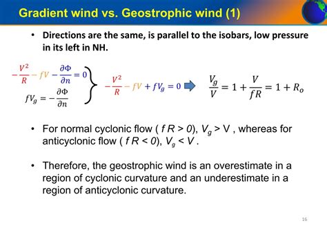 Ppt Uhm Course Atmo402 Ch3 Gradient Wind Approximation And Thermal