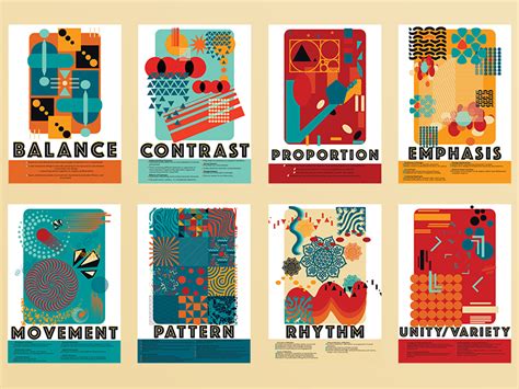 Principles Of Design In Art Display Posters Teaching Resources