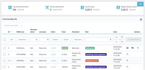 access order details prestashop
