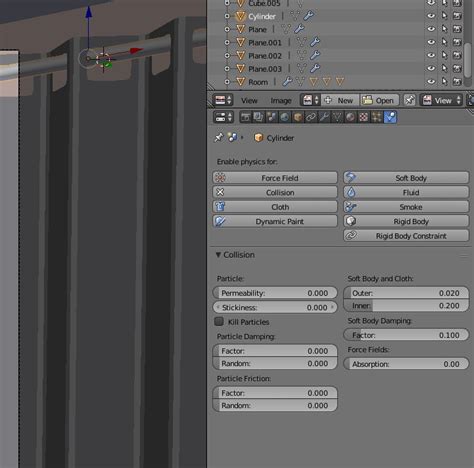 Cloth And Collider I Need Some Help Particles And Physics Simulations Blender Artists