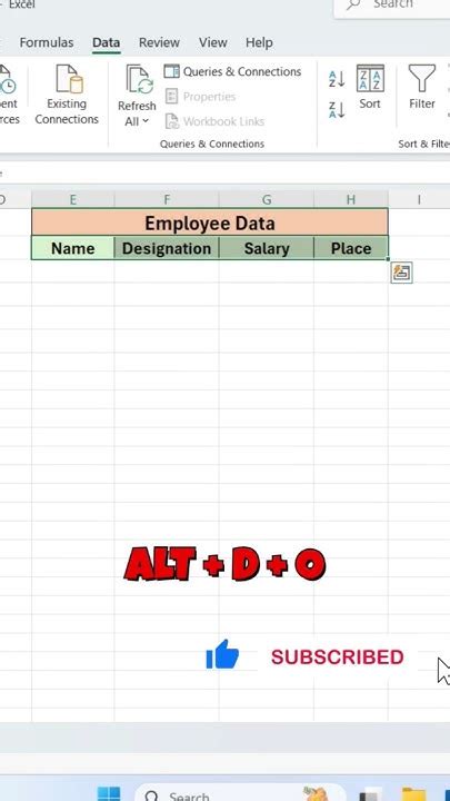 Best Data Entry Tips 😉 Shorts Ytshorts Youtubeshorts Excel