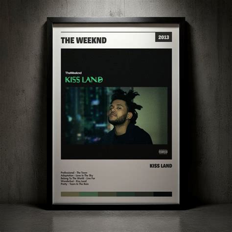 Cuadro The Weeknd Kiss Land Pikfy
