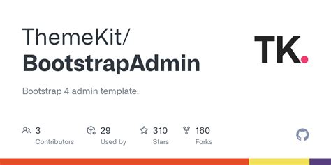 GitHub ThemeKit BootstrapAdmin Bootstrap Admin Template