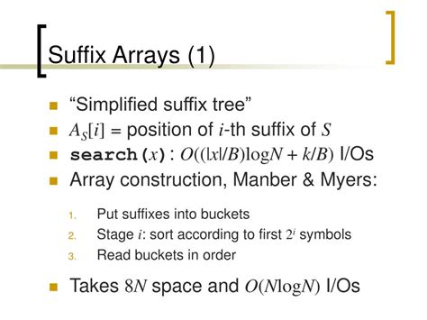 Ppt Hierarchy Conscious Data Structures For String Analysis Powerpoint Presentation Id6136327