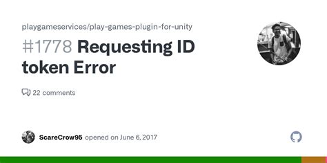 Requesting Id Token Error · Issue 1778 · Playgameservicesplay Games Plugin For Unity · Github