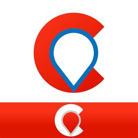 Premium Vector C Pin Logo Design Idea