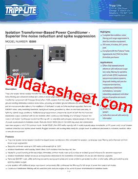 IS500 Datasheet(PDF) - List of Unclassifed Manufacturers
