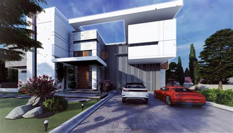تصميم معماري متكامل ومعاصر خمسات