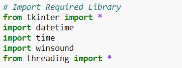 Github Saimanvitha Alarm Clock Alarm Clock Using Tkinter In Python