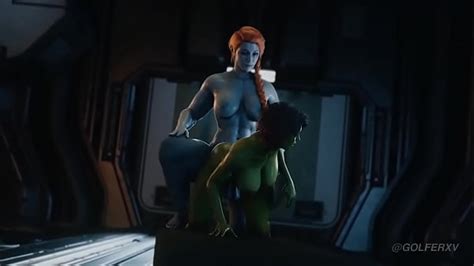 Marvel Guardians Of The Galaxy Lady Hellbender Futa X Gamora Xxx
