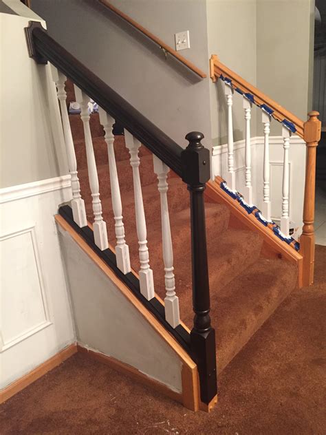 Awesome Basement Banister References Stair Designs