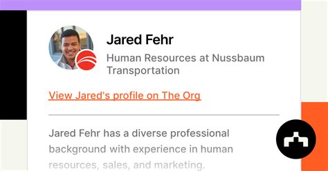 Jared Fehr Human Resources At Nussbaum Transportation The Org