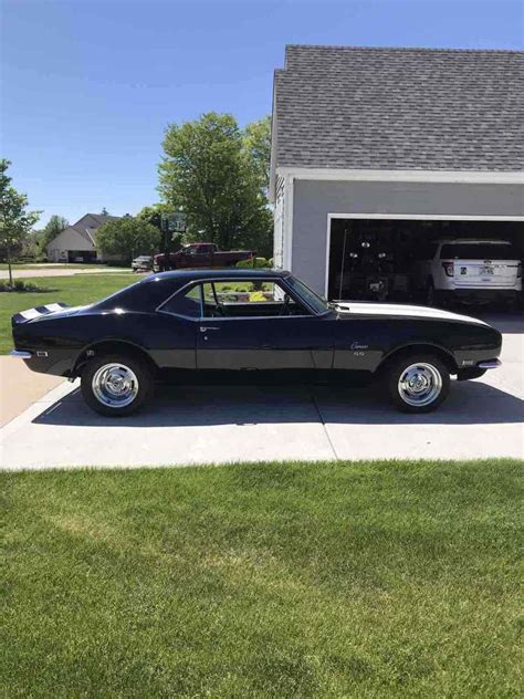 1968 Chevrolet Camaro Sportscar Black Rwd Automatic Ss For Sale