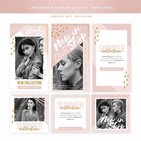 Premium Vector Instagram Stories And Posts Templates
