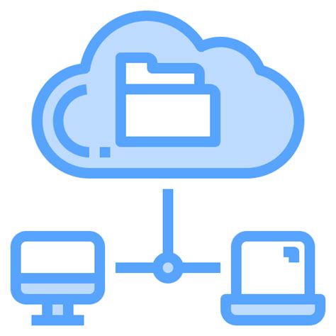 Data Storage Catkuro Blue Icon