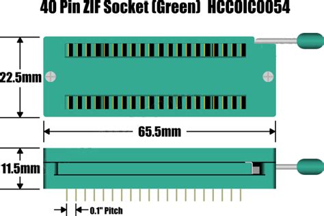 Zif Socket 40 Pin