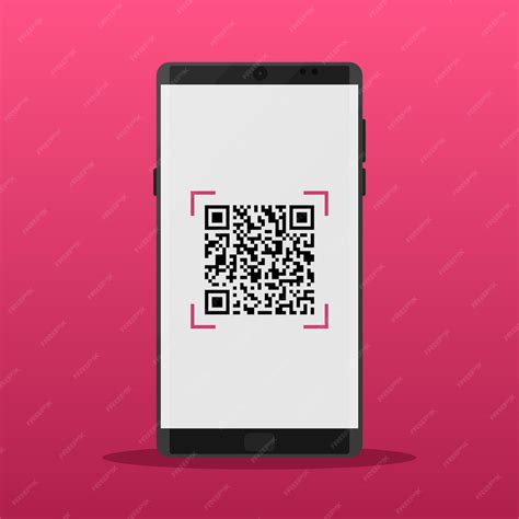 Premium Vector Scan Qr Code To Mobile Phone Qr Codes Decoding With