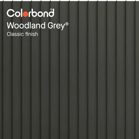 Woodland Grey® Classic Finish Standing Seam Profile By Colorbond
