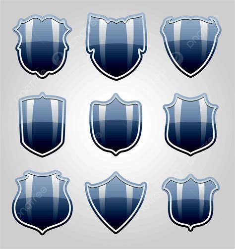 Vector Escudos Diseño Espacio De Copia En Blanco Vector Png Dibujos