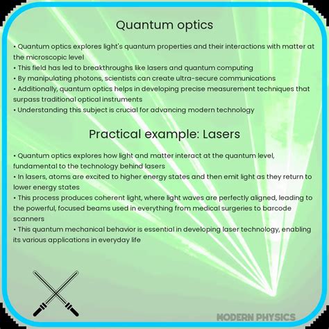 Quantum Optics Cutting Edge Precision And Innovation