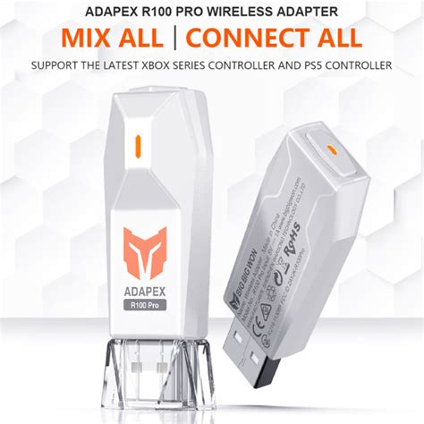 NEW R100 PRO USB Wireless Adapter Gamepad Converter For PS4 PS5 XBOX Series Switch Gamepad