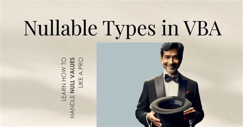 Nullable Types In Vba Nullable Types In Vba