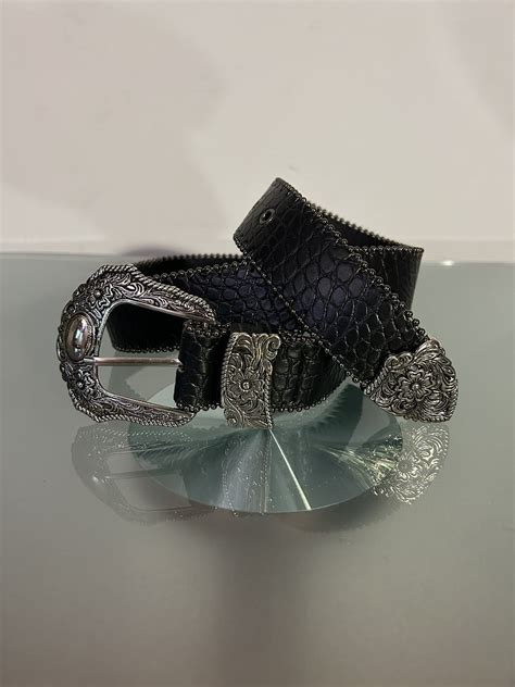 Vintage Y2k Gothic Buckle Belt Grailed