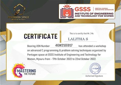 Lalitha S On Linkedin Workshop Organized In Our College On C Programming