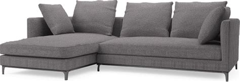 Crescent Contemporary Narrow Corner Sofa