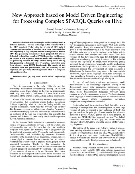 Pdf New Approach Based On Model Driven Engineering For Processing