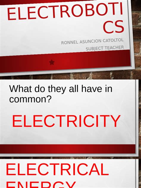 1st Ppt Difference Between Electrical And Electronics Pdf