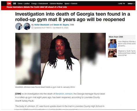 Kendrick Johnson Case Reopened 3 9 2021 The Keith Warren Justice Foundation