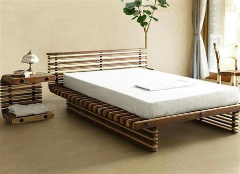 Modern Bed Design with Wood Frame