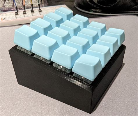 Midimacro Keyboard 4x4 By Andrew Geltz Download Free Stl Model