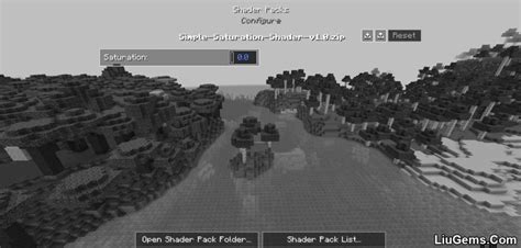 Mellow Shaders 1201 → 1218 Liu Gems