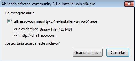 Gutipatri INSTALAR ALFRESCO COMMUNITY 3 4e Windows 7 64 Bits PostgreSQL