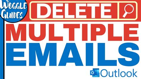 How To Delete Multiple Emails In Outlook YouTube