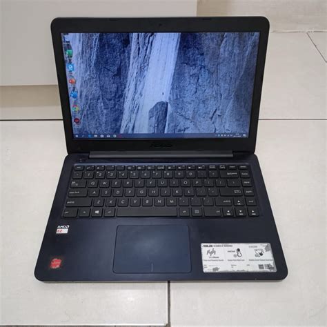 Jual Laptop Merek Asus Vivobook E402wa Processor Amd E2 6110 Ram 4gb Hdd 500gb Shopee Indonesia