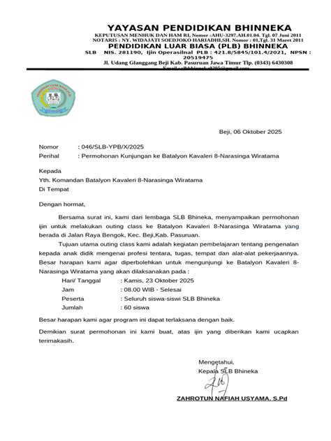 Kunjungan Ke Batalyon Kavaleri 8 Narasinga Wiratama Pdf