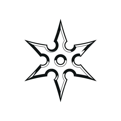 Premium Vector Vector Shuriken Design Element