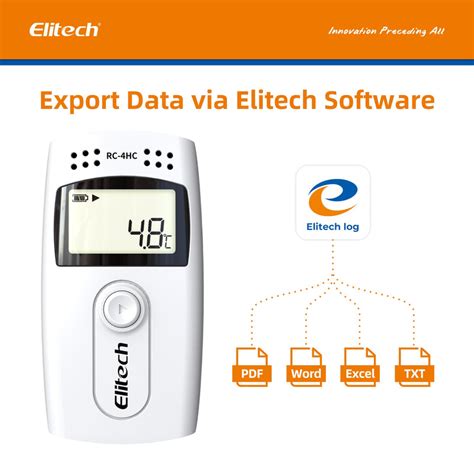 Elitech Gsp 6 Temperature And Humidity Data Logger Calibration