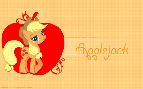 Mlp Fim Applejack Desktop Wallpaper By Tranquilliatis On Deviantart