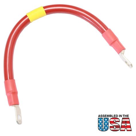 Awg 10 Red Battery Interconnect Cable 10 With 38 Lugs Assembled In